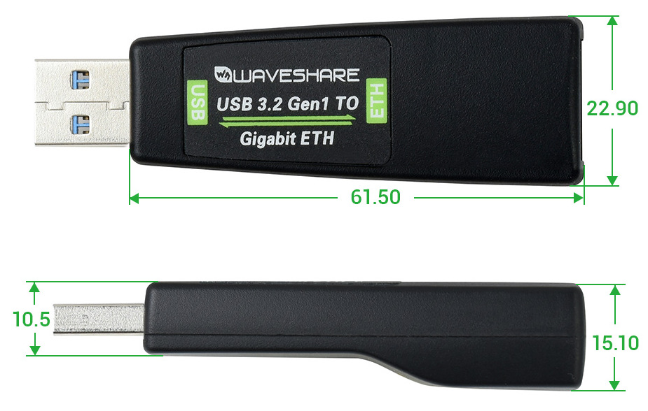 Адаптер USB 3.2 Gen1 TO Gigabit ETH (20162) придбати. Інтернет магазин ...
